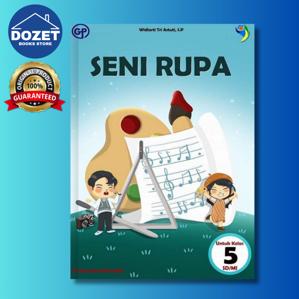 Jual Buku Paket Seni Rupa Kelas 5 SD/MI Kurikulum Merdeka Untuk Siswa CV. GILANG PRATAMA ...