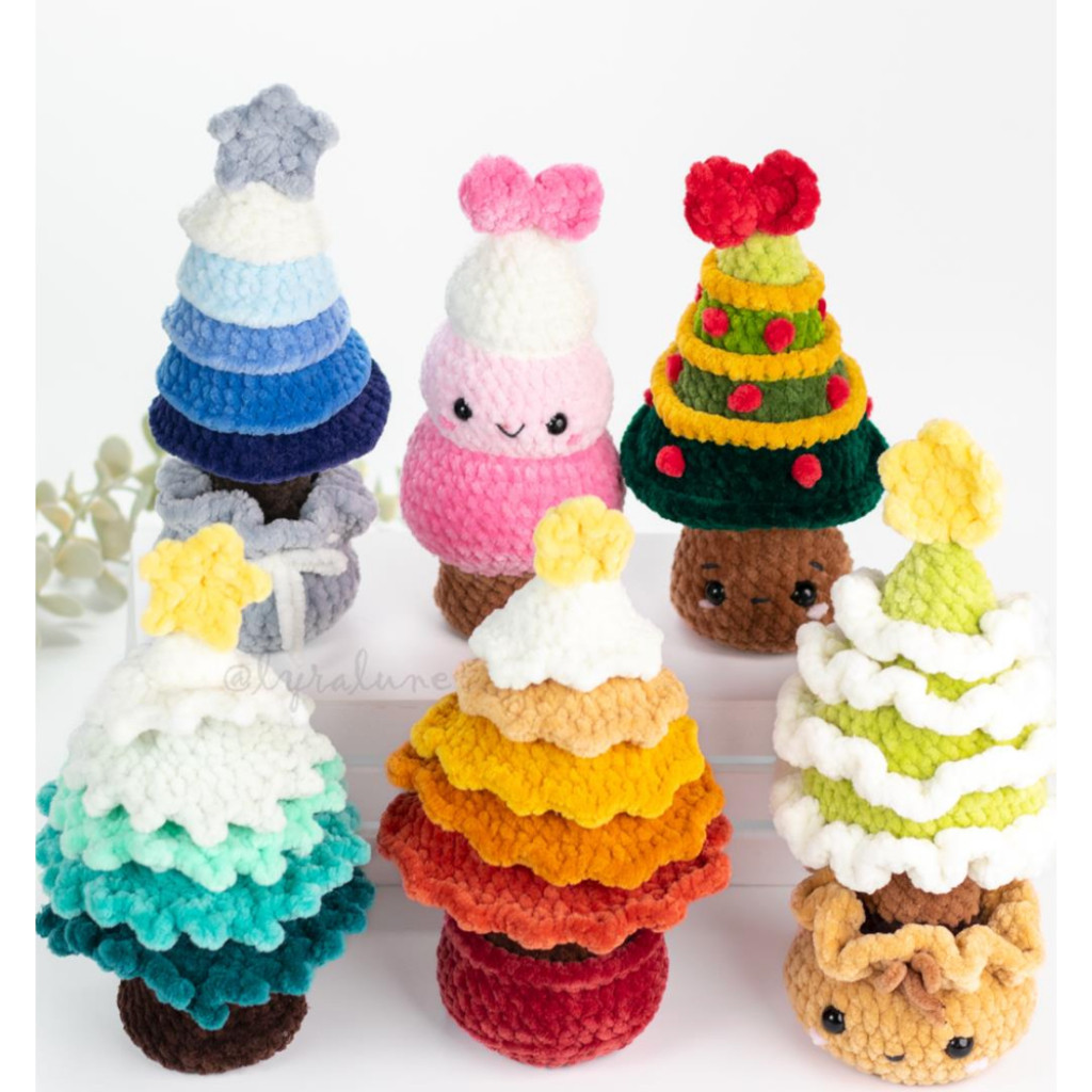 Jual CHRISTMAS TREES - PDF Pattern / Pola Rajut Bukan Boneka | Shopee ...