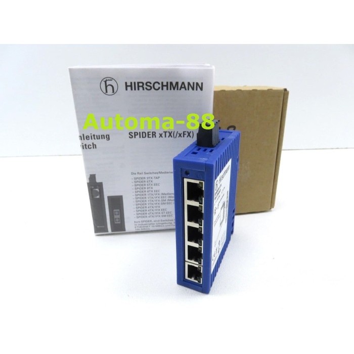 Jual MD99 Hirschmann Industrial Rail Switch Network Spider 5TX 5 Port ...