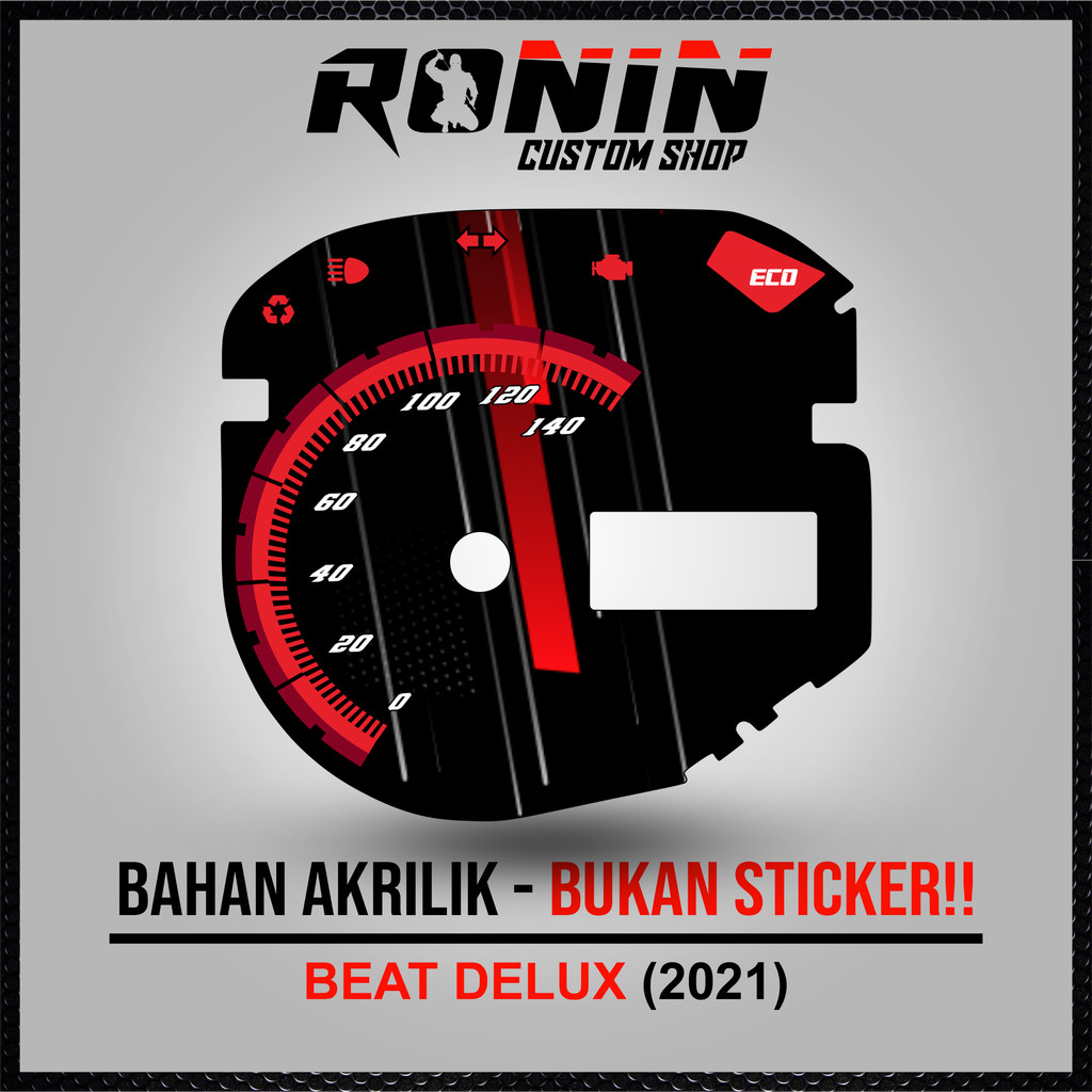 Jual Papan Spido Spedo Custom Speedometer Beat Deluxe 2021 Desain 010 ...