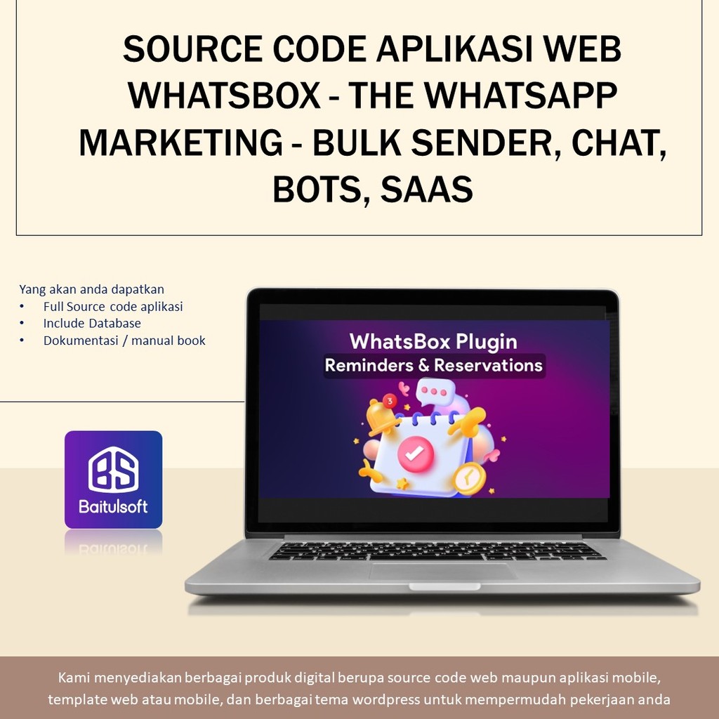 Jual SOURCE CODE APLIKASI WEB WHATSBOX - THE WHATSAPP MARKETING - BULK SENDER, CHAT, BOTS, SAAS ...