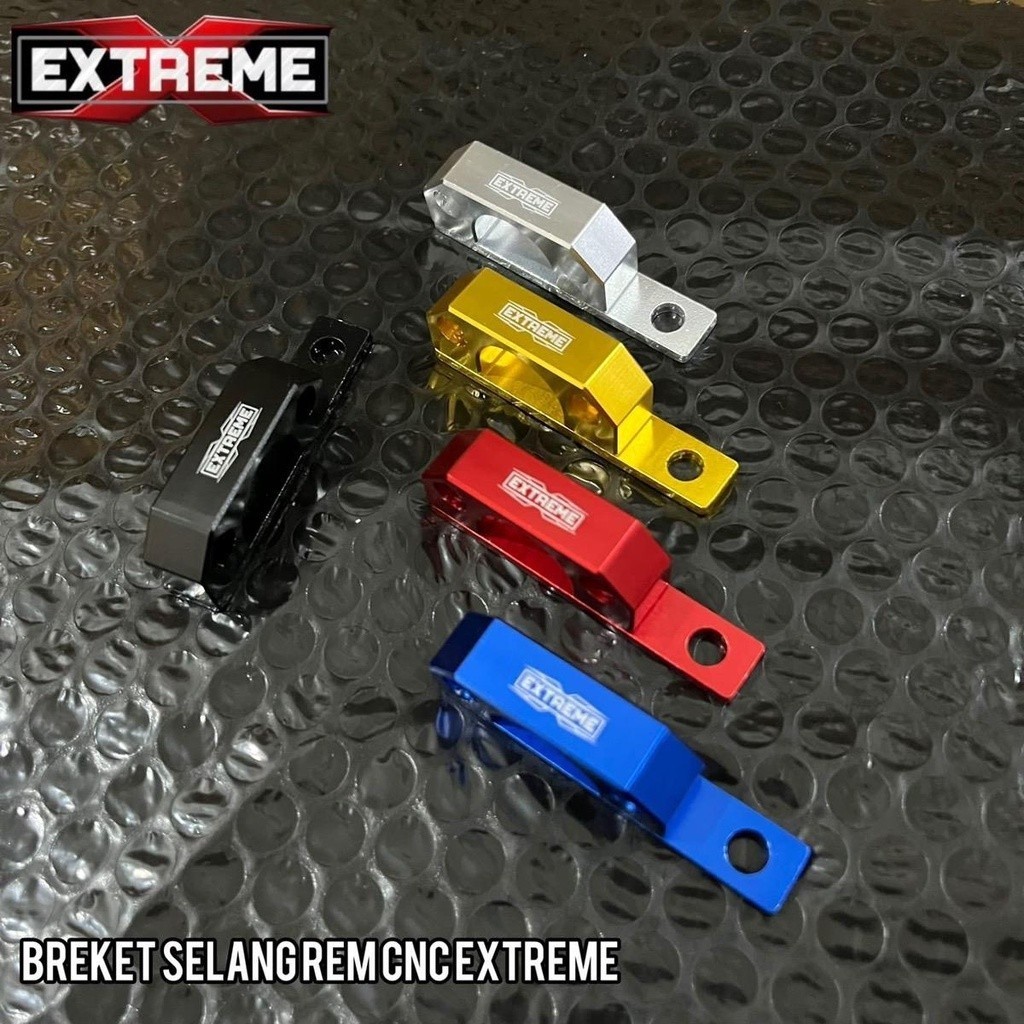 Jual VARIASI- Extreme Breket Selang Rem Jepitan Selang Rem Motor Full ...