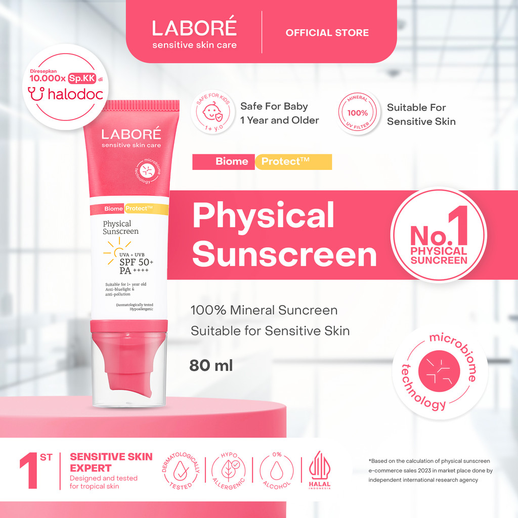 Jual [FLASH SALE] LABORÉ Sensitive Skin Care BiomeProtect Physical ...