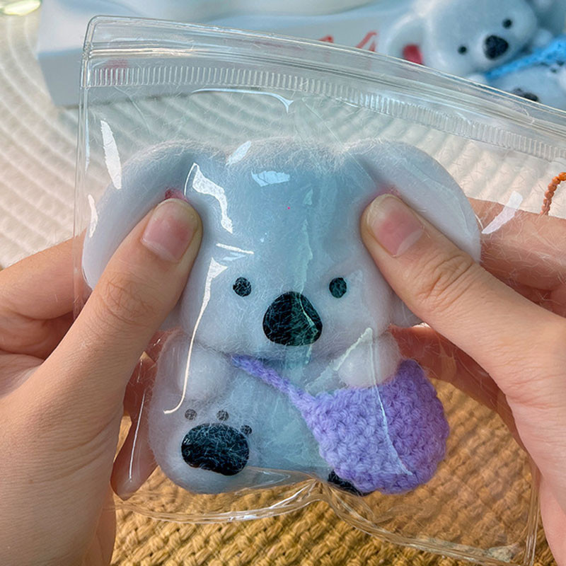 Jual Kawaii Koala Squeeze Toy Slow Rebound Toy Fidget Toys Handmade ...