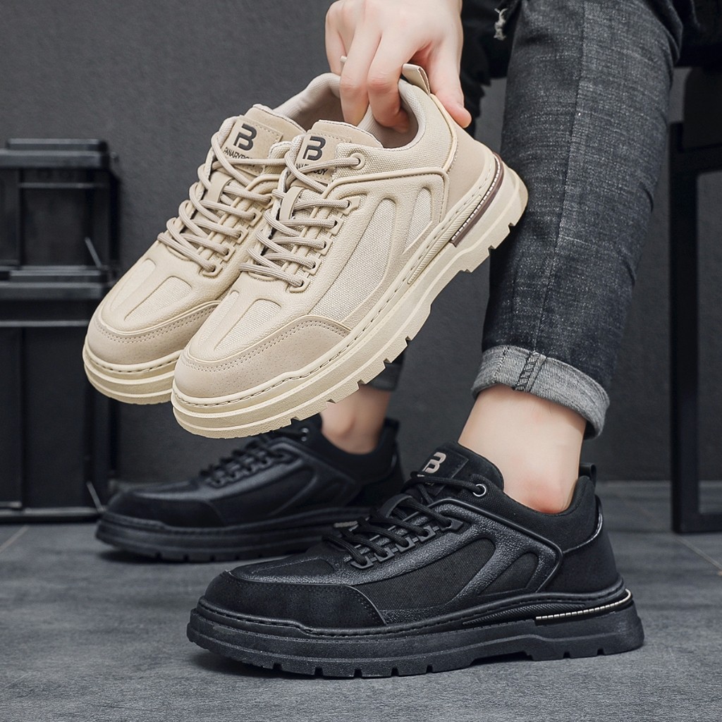 Jual PANARYBODY Sepatu Pria Sneakers Sepatu Cowok Kuliah Kerja Sepatu ...