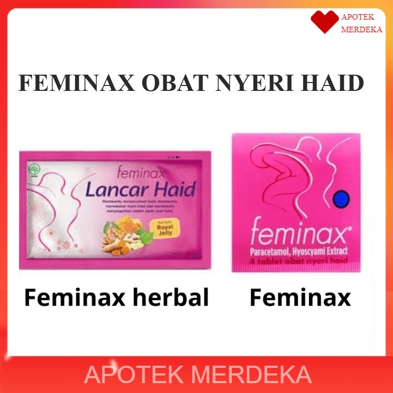 Jual Feminax Tablet Sachet obat nyeri haid per strip | Shopee Indonesia