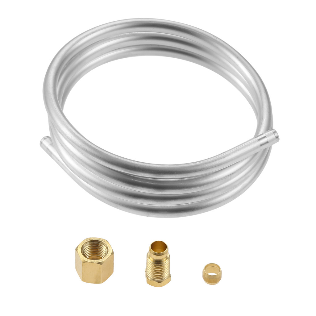 Jual 1/4" Aluminum Tubing with Compression Olive Fittings M10x1 Female ...