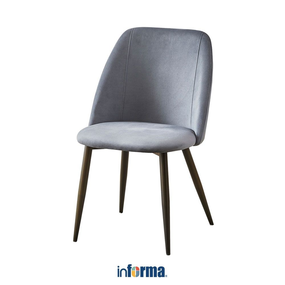 Jual Informa Milton Kursi Makan Fabric - Abu-Abu Dining Chair Tempat ...
