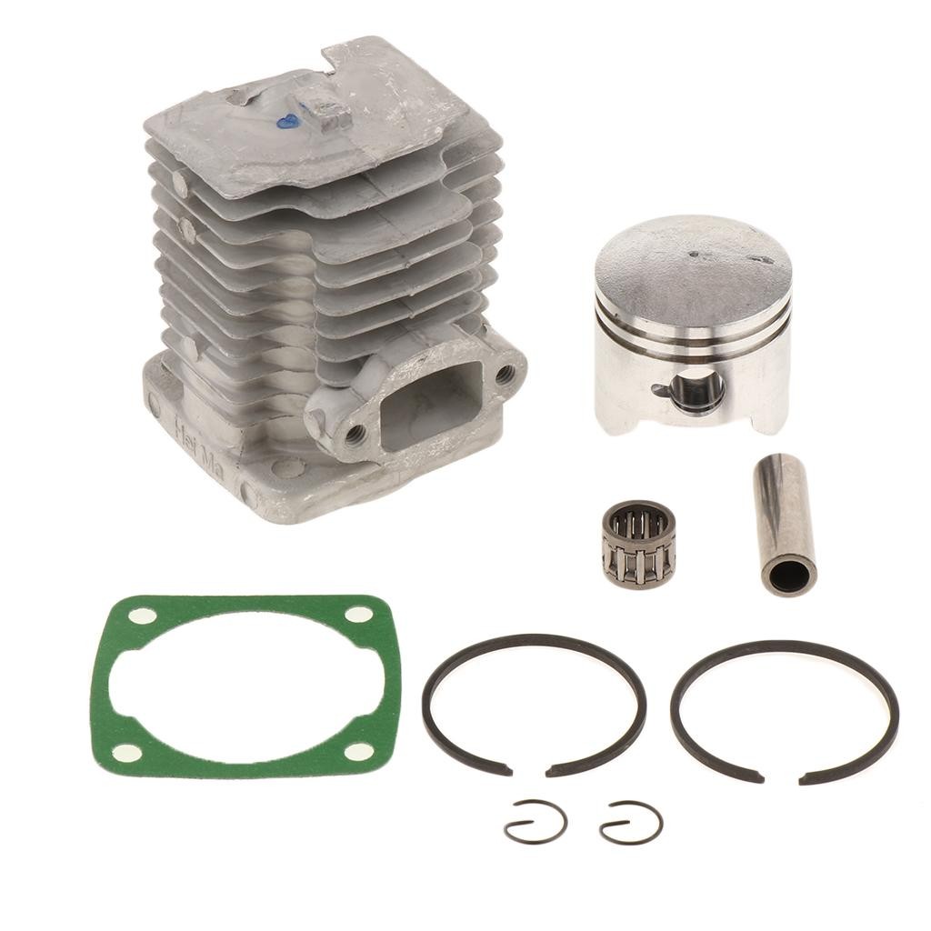 Jual Cylinder Head Piston Kit with Rings Pin Clips for 49cc 2 Stroke ...