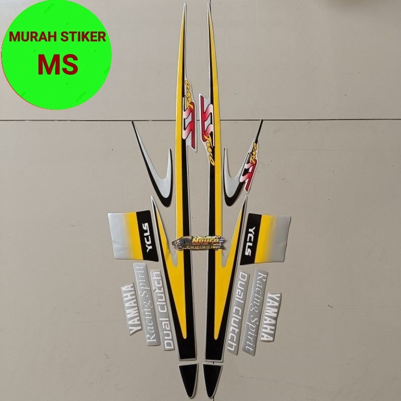 Jual Striping Yamaha fizr fiz r f1 zr sstwo ss2 silver lis kuning ist ...