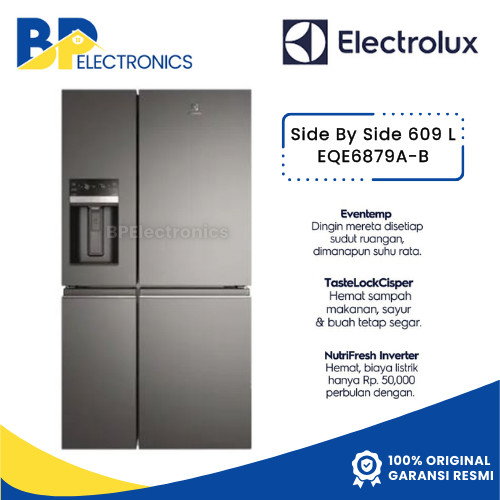 Jual Kulkas Electrolux multidoor Taste 900 EQE6879A-B | Shopee Indonesia