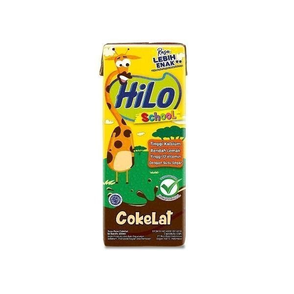 Jual HI-LO SCHOOL COKELAT UHT 200 ML - SUSU * - AMR | Shopee Indonesia