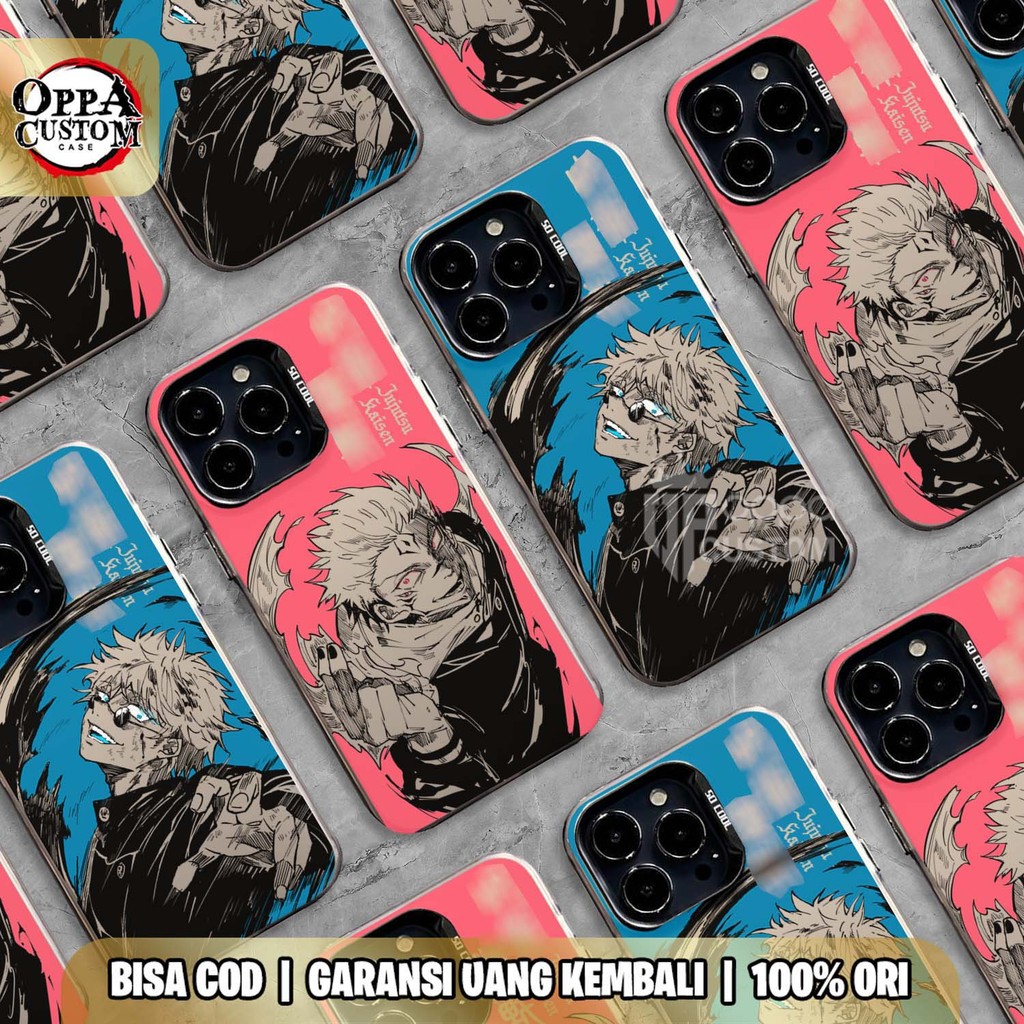 Jual Premium Laser Matte Hard Casing HP CASE ANIME JUJUTSU GOJO SUKUNA ...