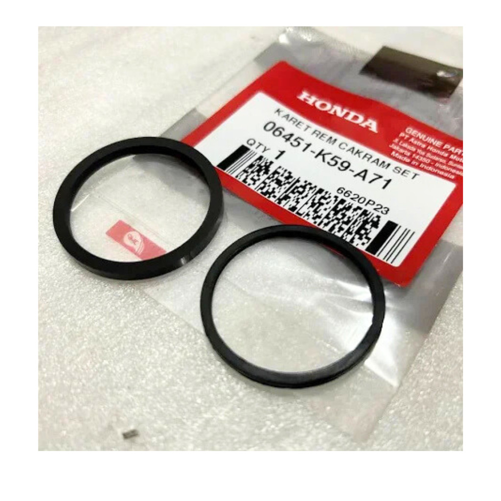 Jual Sil Seal Set Piston Oring Kaliper Depan 065451K59A71 Vario 125 Vario 150 Genio Scoopy ...
