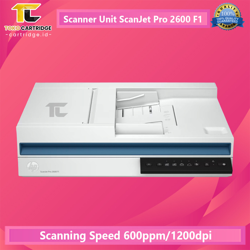 Jual Scanner HP Flatbed ADF Automatic Document Feeder Pro 2600 ScanJet ...