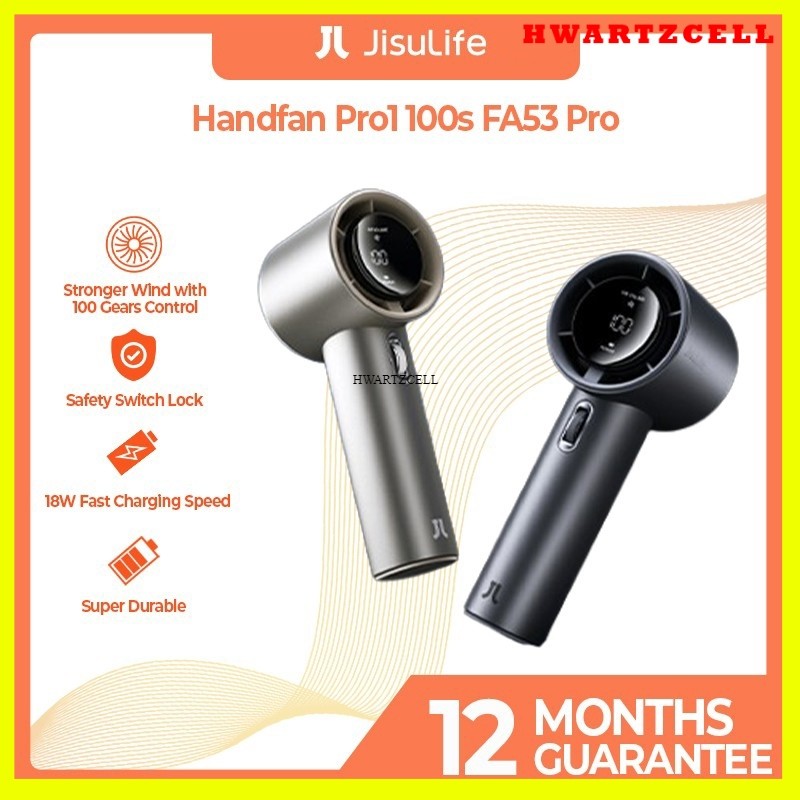 Jual [HWARTZ] JISULIFE Hand Fan Pro1S FA53PRO 100S 5000 mAh LED Digital ...