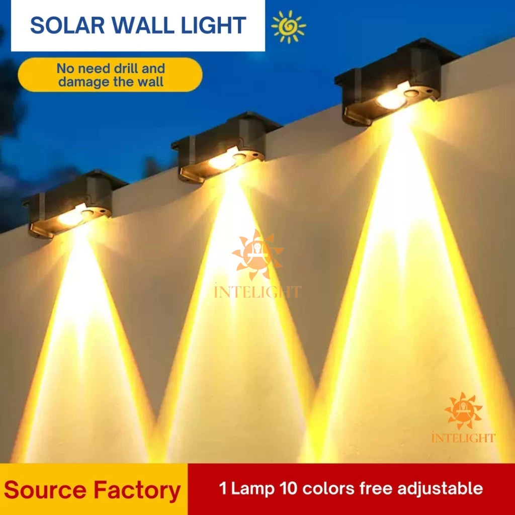 Jual [Intelight]Solar Panel/LED SolarLamp Hias Taman,Tangga,Sudut ...