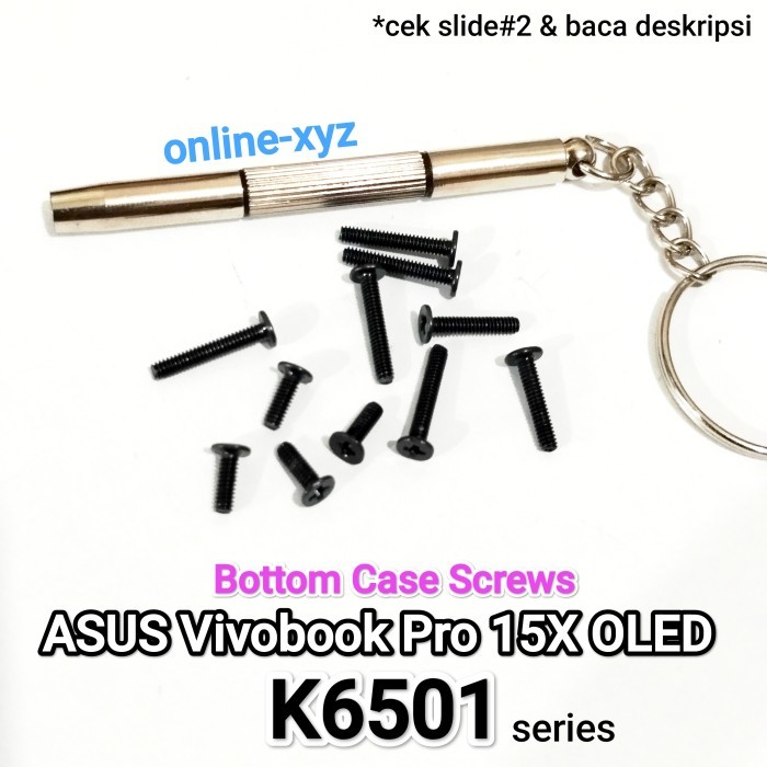 Jual baut mur sekrup casing ASUS Vivobook Pro 15x K6501 K6501Z K6501ZM ...