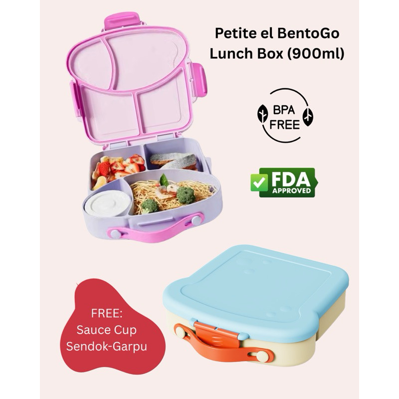 Jual ELC-Petite el bentogo lunch box - Kotak Bekal Anak 5 Sekat | Lunch ...