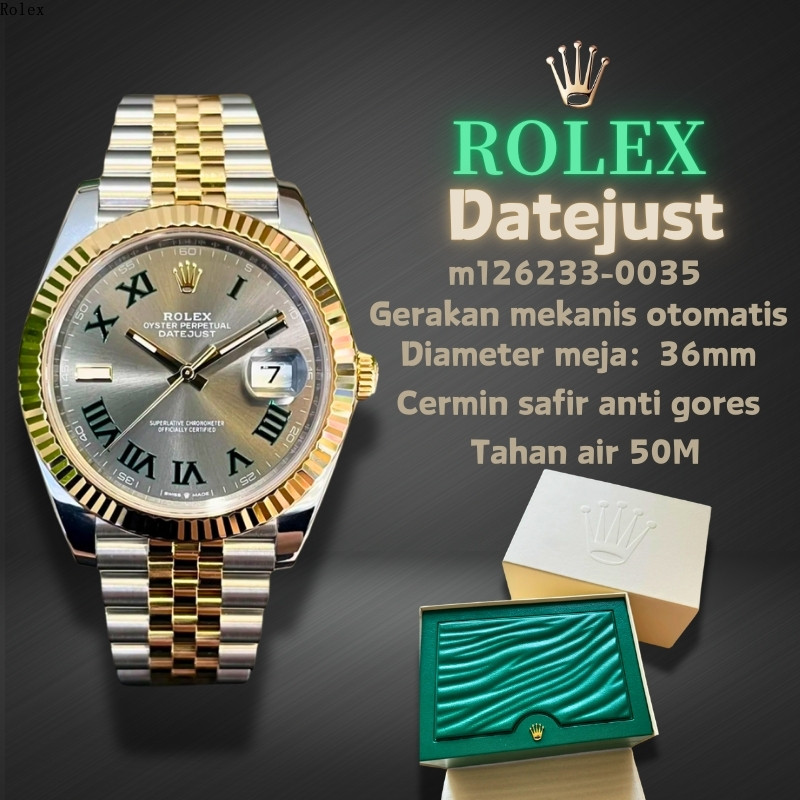 Jual [%100Asli] Rolex Wanita Datejust Seri M126233-0035 Jam Tangan ...