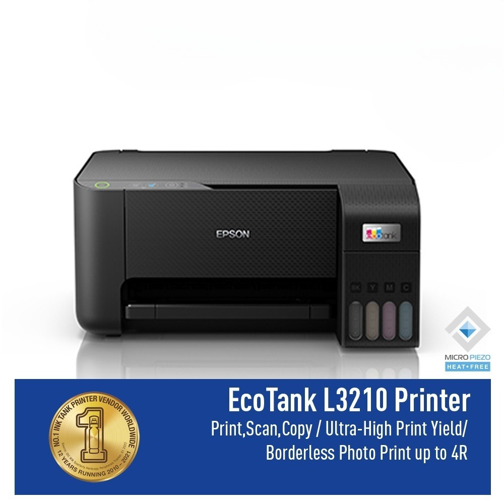 Jual PRINTER EPSON L3210 ALL IN ONE PRINT SCAN COPY INK TANK PENGGANTI L3110 | Shopee Indonesia