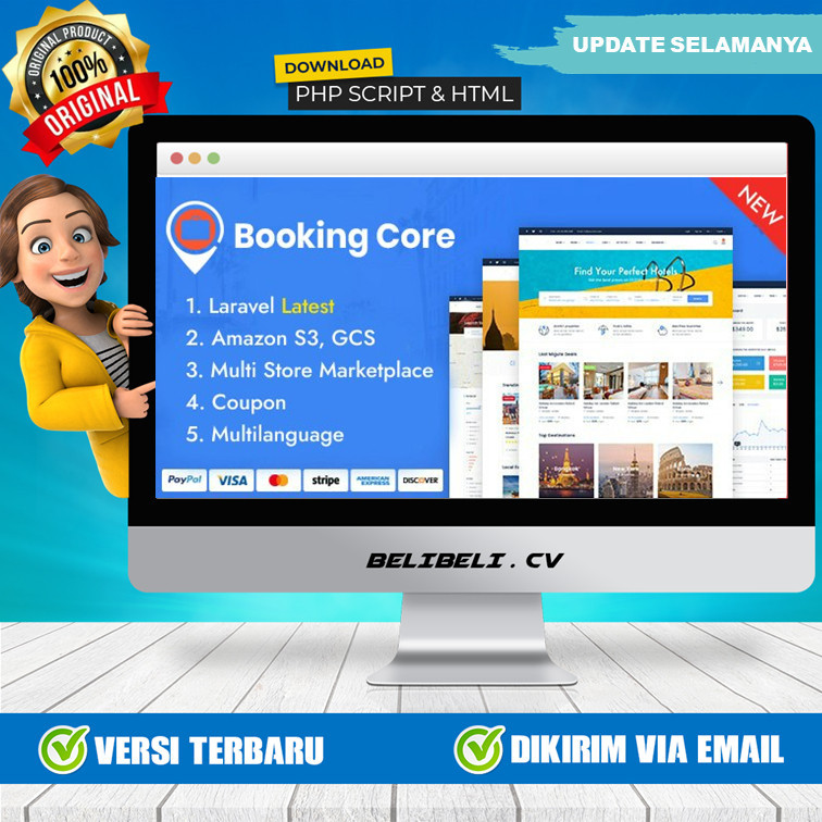 Jual Source Code Laravel - Booking Core - Ultimate Booking System Optimal Di 2025 | Shopee Indonesia
