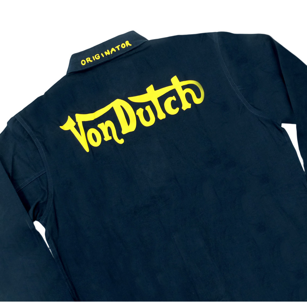 Jual Von Dutch Jacket 1375 Navy Blue | Shopee Indonesia