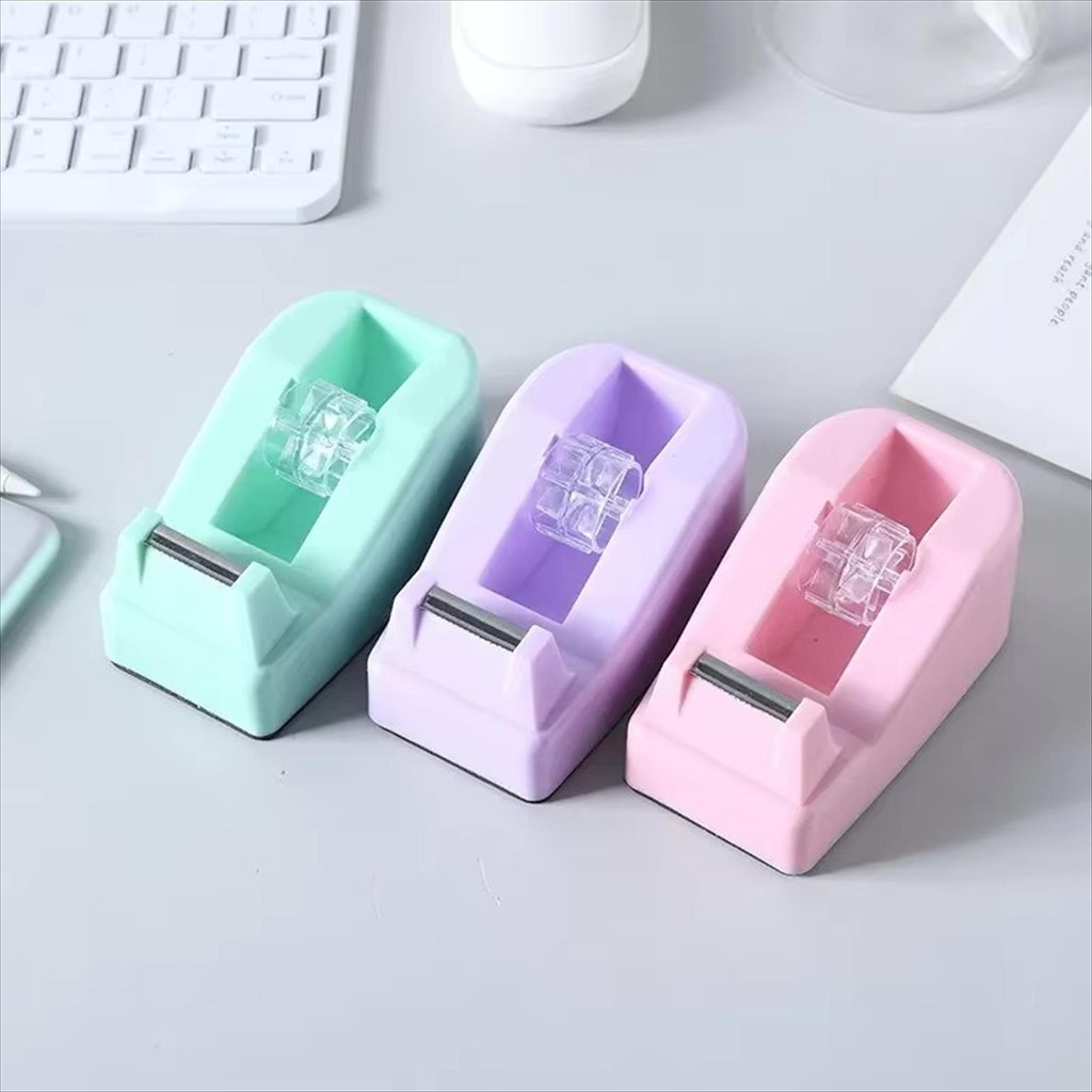 Jual Tape Dispenser Pastel Kecil / Tempat Solatip Isolasi Selotip Mini ...