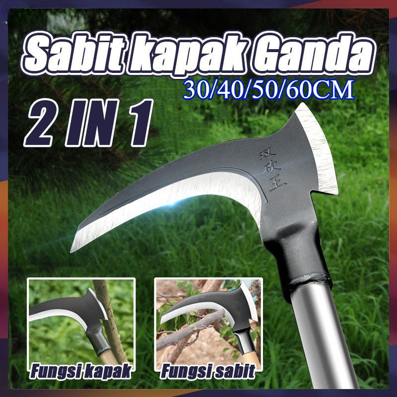 Jual Ukuran besar Alat Sabit Kapak Ganda Baja/Sabit Ranting Pohon ...