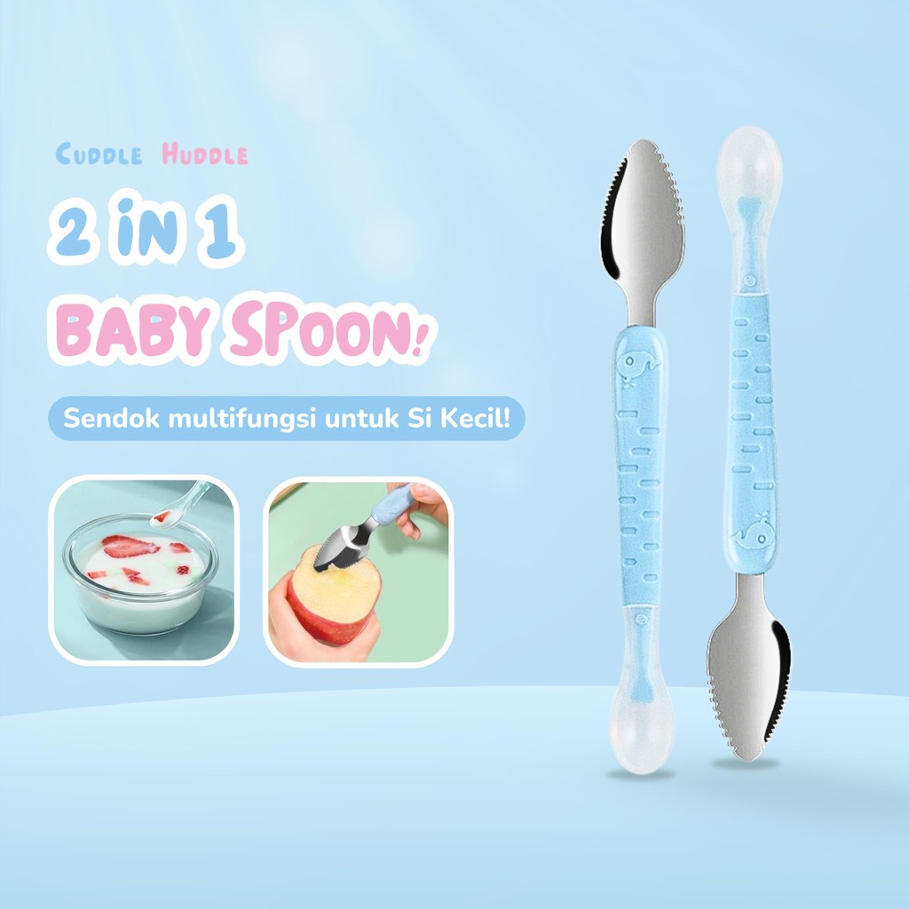 Jual Spoon Fruit Scrapper Mpasi Sendok Kikis Buah Pengerukan Sendok ...