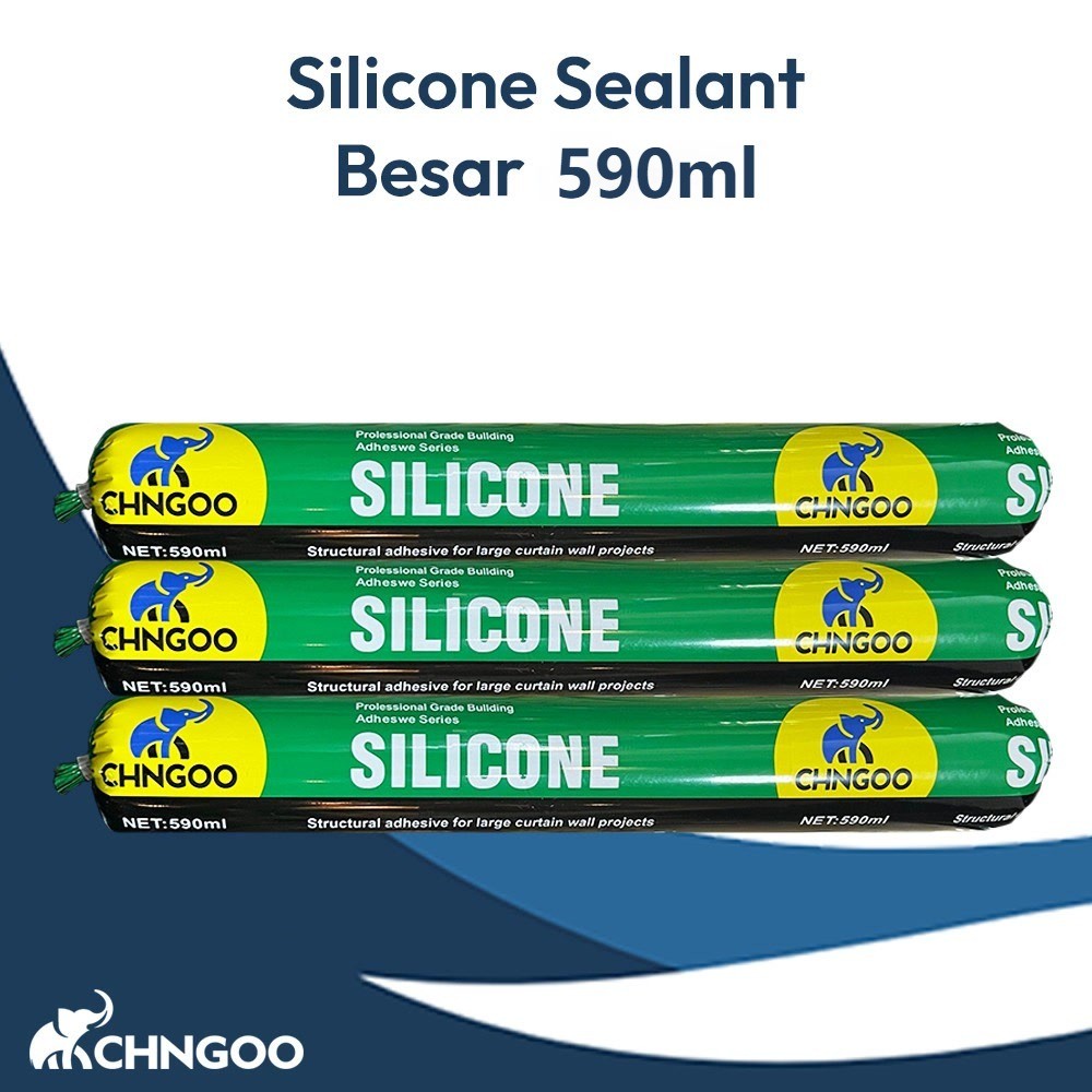 Jual SILICONE SEALANT NEUTRAL GLUE 590ML / Lem Silikon Netral Dodol | Shopee Indonesia
