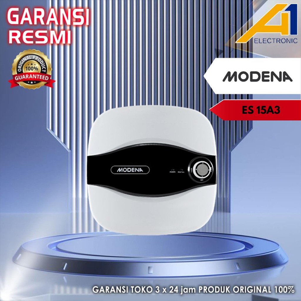 Jual Water Heater MODENA ES 15A3 / ES15A3 / ES 15 A3 Listrik 15 L 350 Wat | Shopee Indonesia