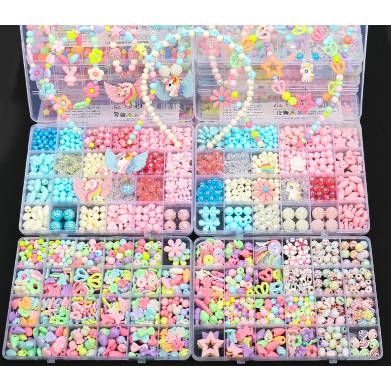 Jual Mainan Edukasi Kreatifitas Anak Meronce Gelang DIY Membuat Meronce ...