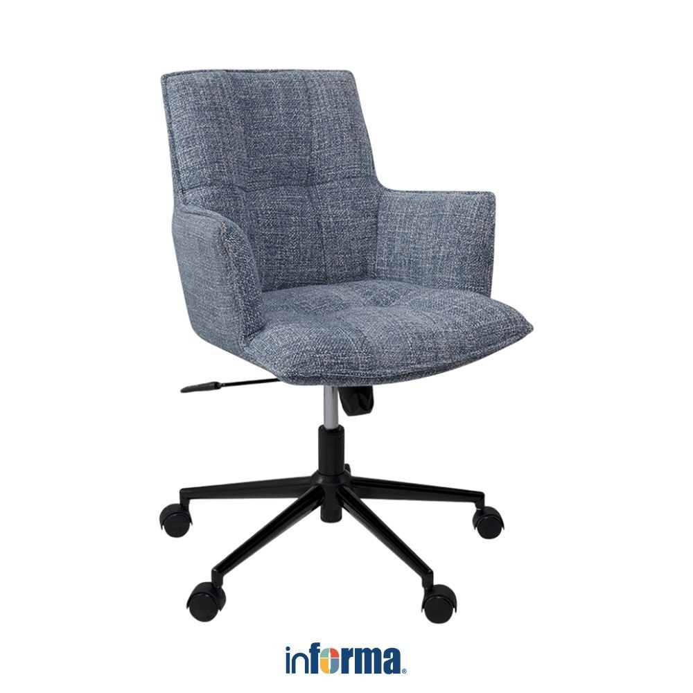 Jual Informa Harmony Kursi Kantor Sandaran Rendah - Biru Tempat Duduk ...