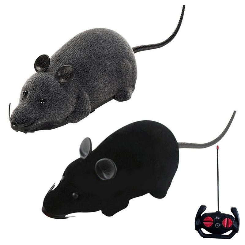 Jual Pets Cats Mice Toy Wireless Electronic RC Mouse for Playing ...