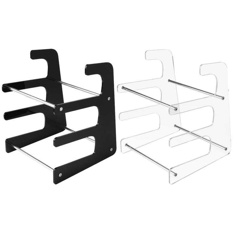 Jual 3 Tier Keyboard Storage Rack acrylic Keyboard Display Stand ...