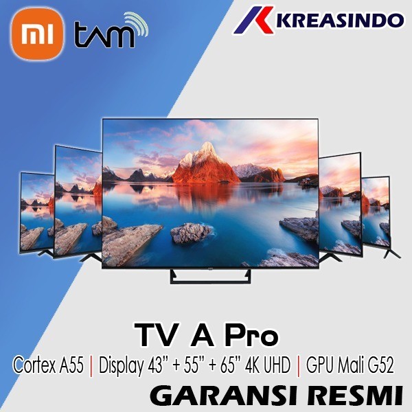 Jual Xiaomi GTV TV A Pro 43 55 65 Inch 43" 55" 65" SmartTV Android 4K UHD Resmi | Shopee Indonesia