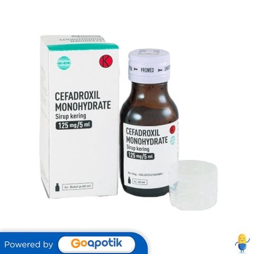 Jual Cefadroxil Promedrahardjo 125 Mg/5 Ml Dry Syrup 60 Ml | Shopee Indonesia
