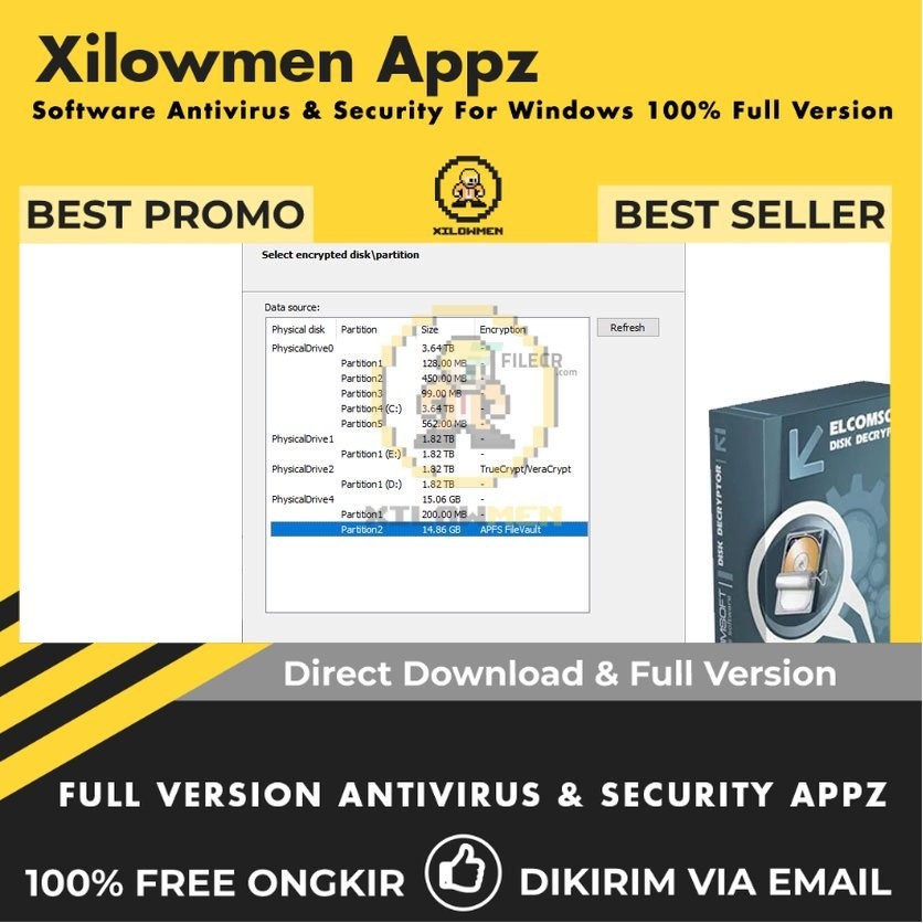 Jual [Full Version] Elcomsoft Forensic Disk Decryptor Pro Security Pro Lifetime - Dekripsi Disk ...