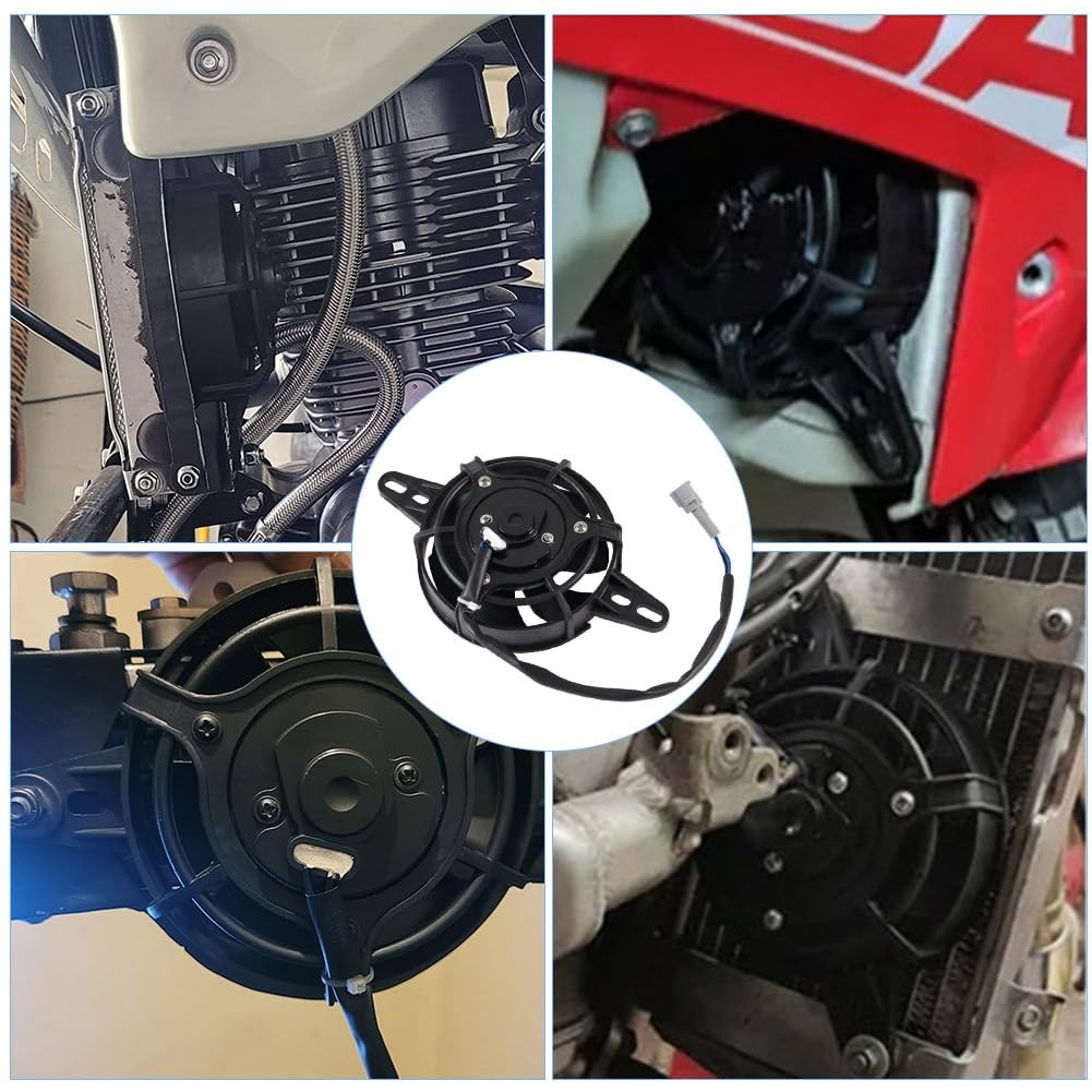 Jual 12V DC Motorcycle Radiator Cooling Fan Replace For Most NC250 ...