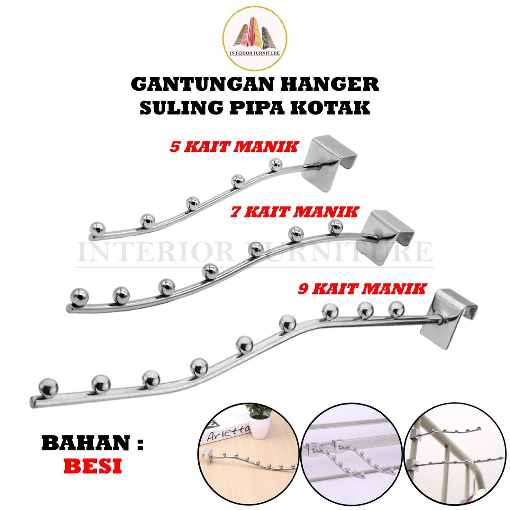 Jual Hanger Suling Pipa Kotak 9 Titik , 7 titik, 5 titik Untuk Pipa ...
