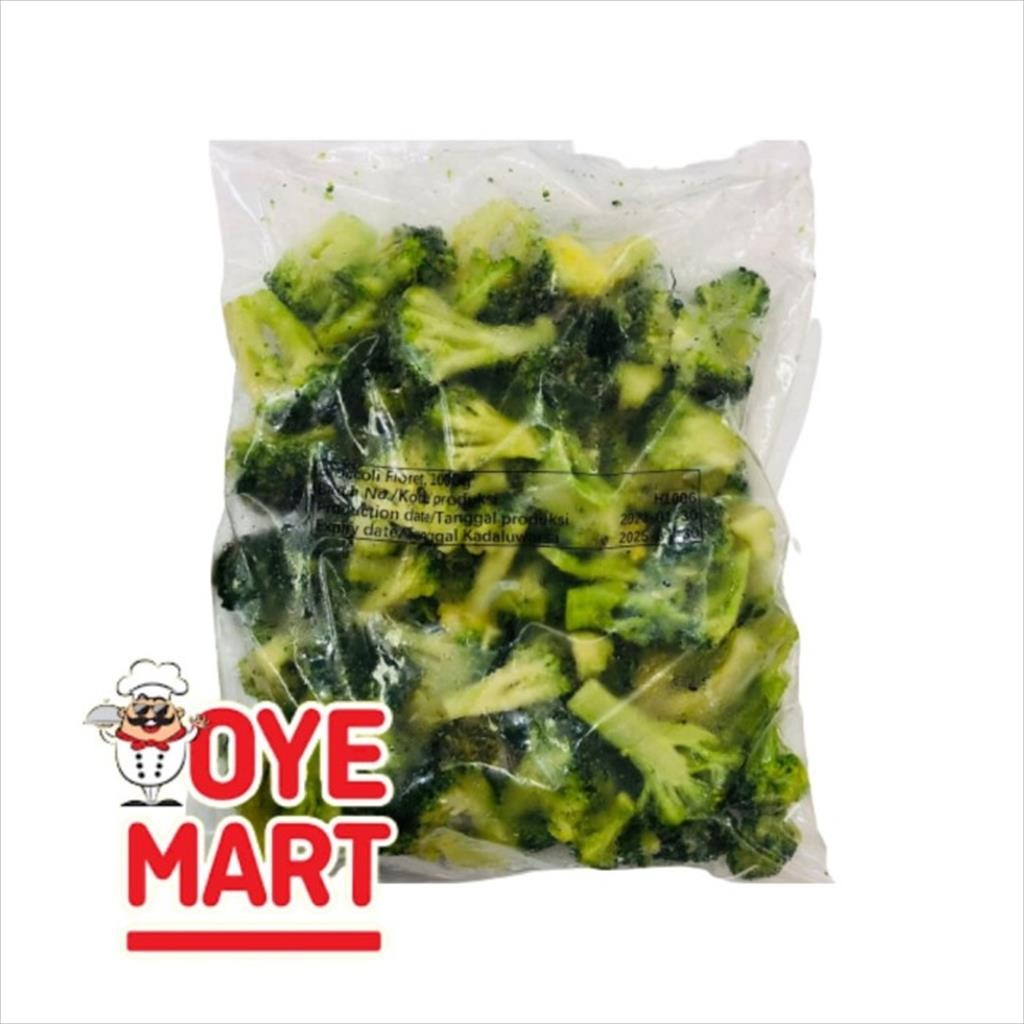 Jual FROZEN VEGETABLES BROCCOLI FLORET 1KG / BROKOLI BEKU | Shopee ...