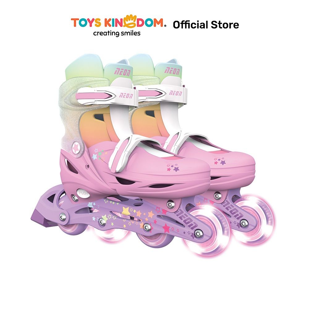 Jual Toys Kingdom Neon Ukuran 34-37 Sepatu Roda Combo Rainbow Sepatu ...