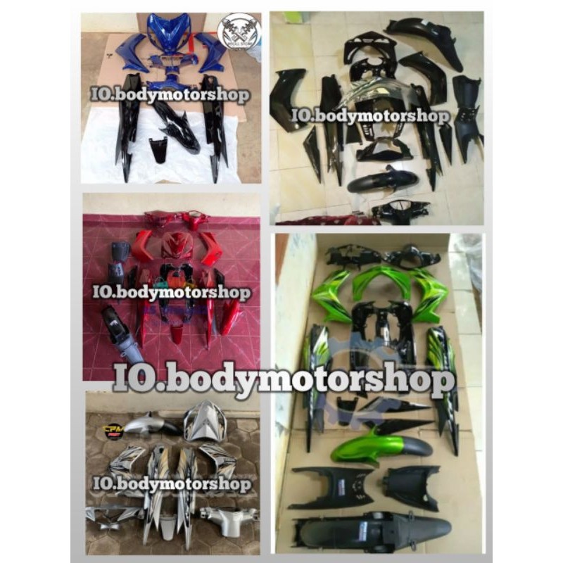 Jual COVER BODY FULL BODY HALUS KASAR YAMAHA JUPITER MX LAMA OLD MERAH ...