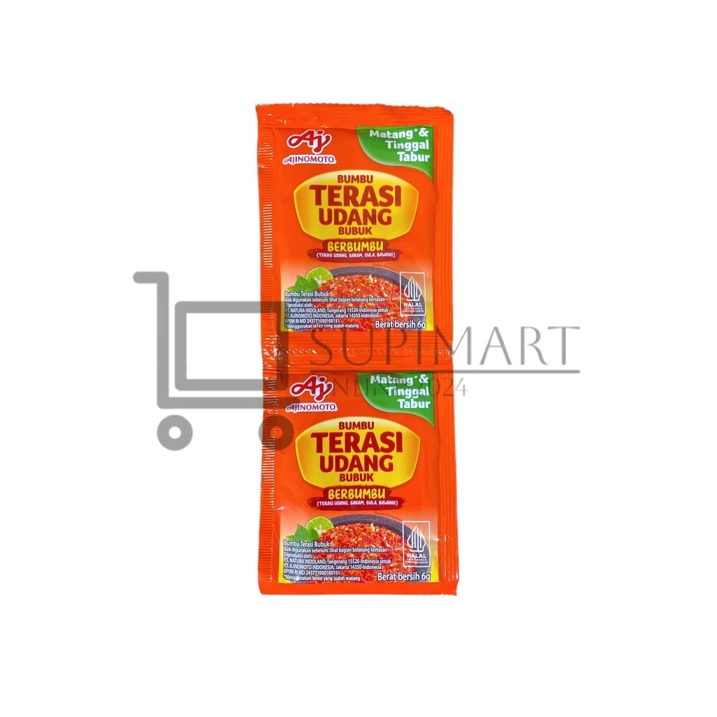 Jual Ajinomoto Bumbu Terasi Udang Renteng Isi 10pc Sachet / Bumbu ...