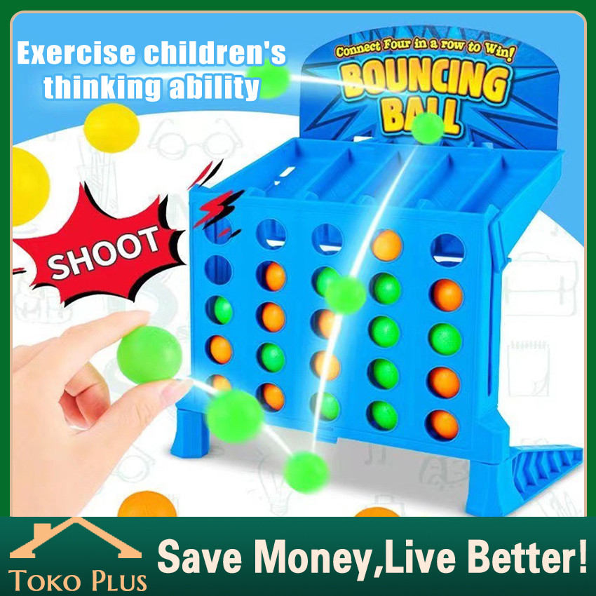 Jual Permainan 4 in a Row Bingo Game / Mainan Edukasi Mainan Berfikir ...