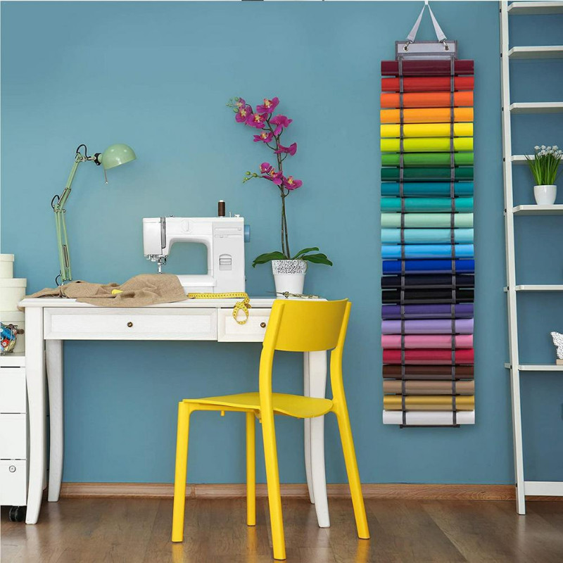 Jual Vinyl Roll Holder 24 Compartments Craft Vinyl Organizer Storage ...