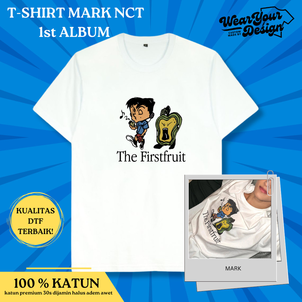 Jual CUSTOM BAJU KAOS MARK NCT EDITION | 1st ALBUM | THE FIRST FRUIT ...