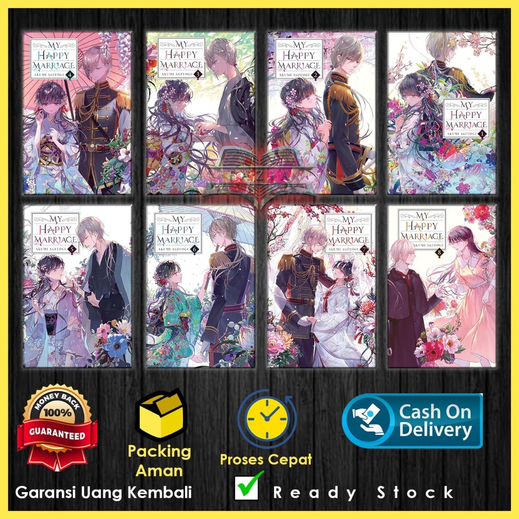 Jual My Happy Marriage (light novel) Volume 1 - 8 by Akumi Agitogi (English/Indonesia) | Shopee ...