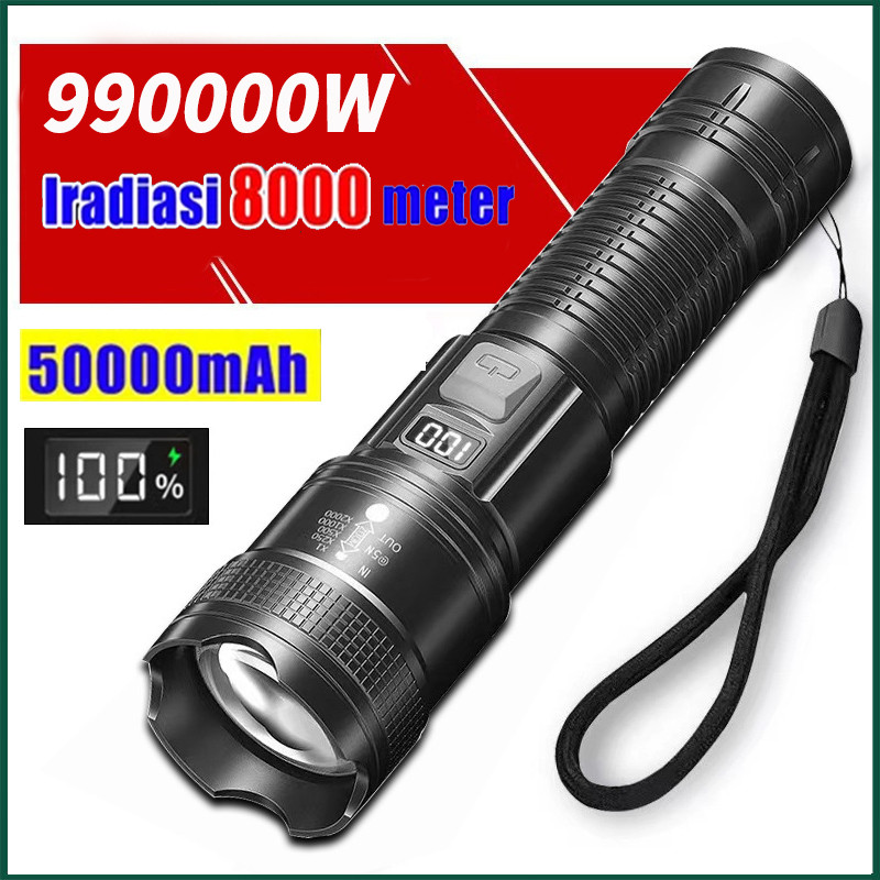 Jual Senter tahan air tahan lama/80000 jarak jauh/Cross-border outdoor ...